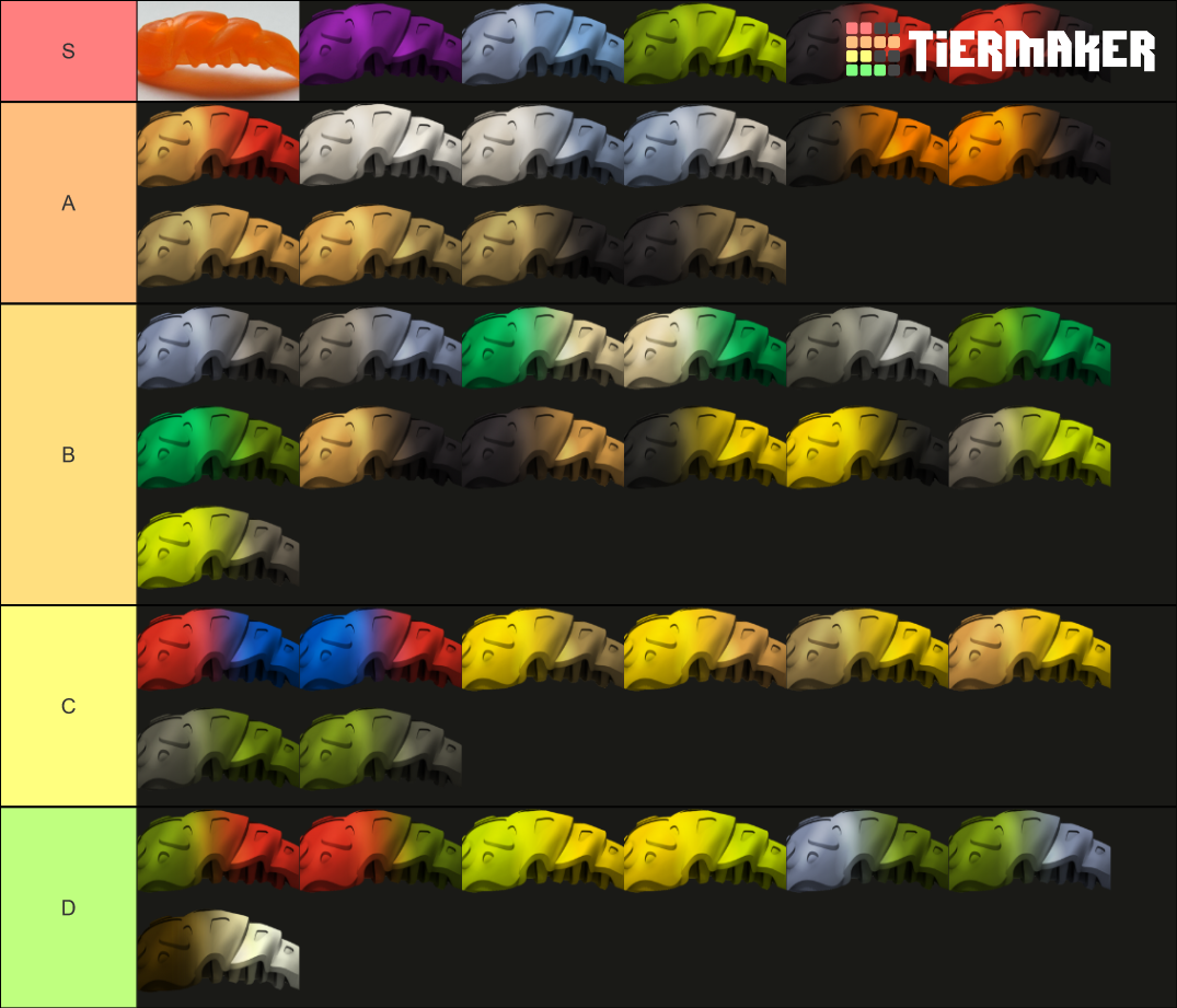 Bionicle Kraata Colors Tier List (Community Rankings) - TierMaker