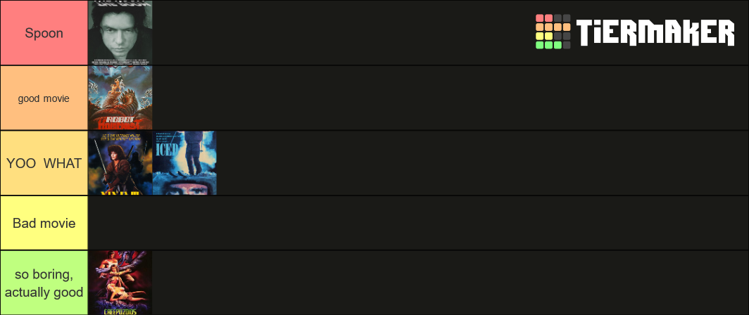Bad movies Tier List (Community Rankings) - TierMaker