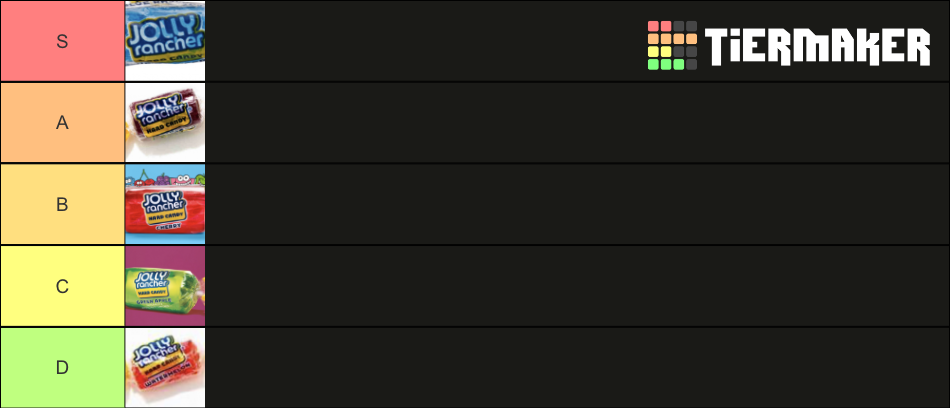 jolly ranchers Tier List (Community Rankings) - TierMaker