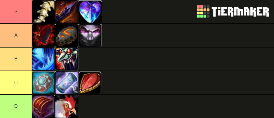 TBC Classic Warrior Trinket Tier List (Community Rankings) - TierMaker