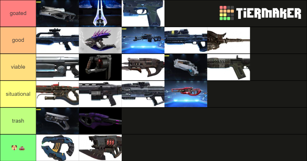 halo infinite weapons Tier List (Community Rankings) - TierMaker