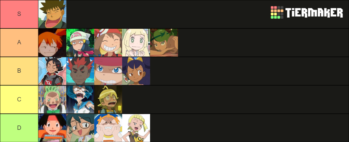 Ash's Companions and Rivals Tier List (Community Rankings) - TierMaker