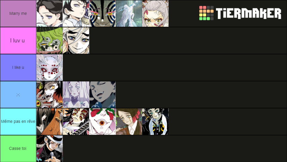kny demons Tier List (Community Rankings) - TierMaker