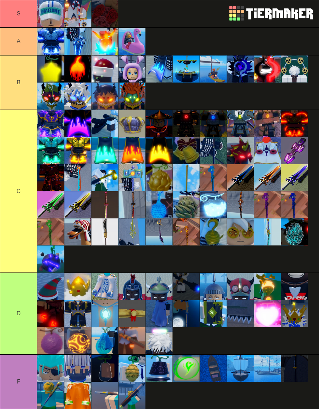 GPO Trading Values UPDATE 4 Tier List Community Rankings TierMaker