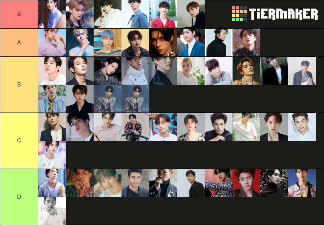 Kpop Male Visuals - Tier Ranking Tier List (Community Rankings) - TierMaker