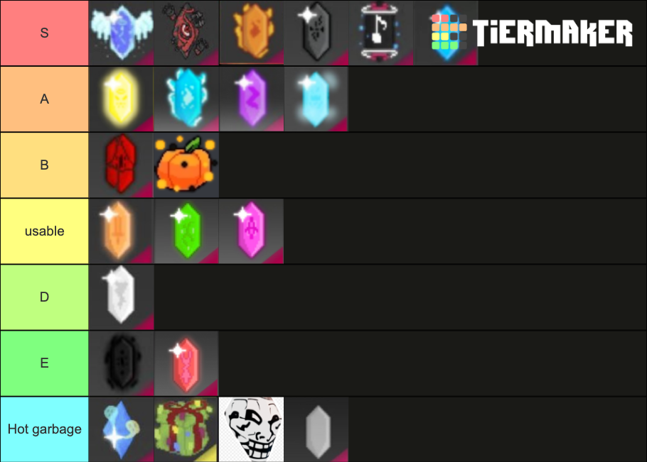 Rune Tier List (Community Rankings) - TierMaker
