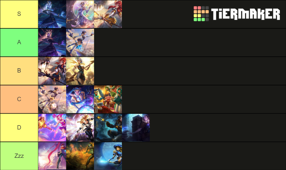 Lux Skins Tier List (Community Rankings) - TierMaker