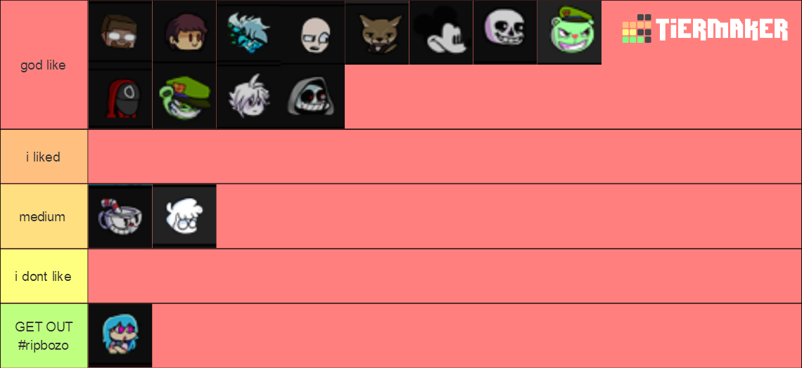 fnf mods Tier List (Community Rankings) - TierMaker