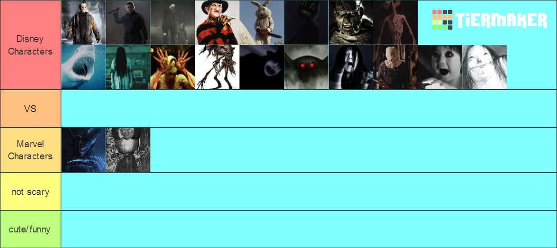 scary monsters Tier List (Community Rankings) - TierMaker