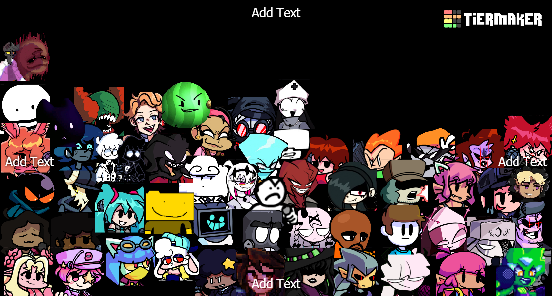 Ultimate Friday Night Funkin Characters List Tier List (Community ...