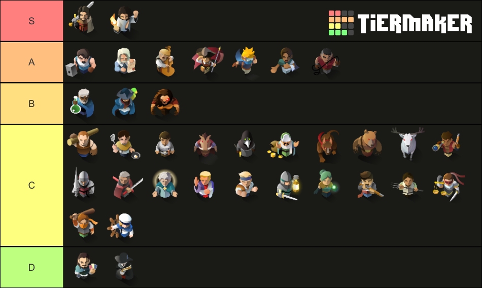 2048 히어로즈 Tier List (Community Rankings) - TierMaker