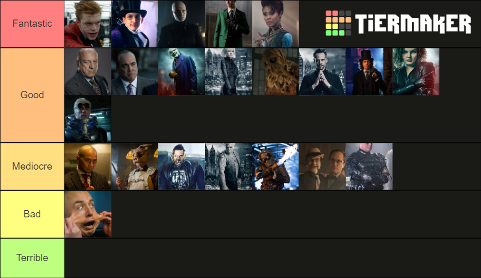 Gotham Villains Tier List (Community Rankings) - TierMaker