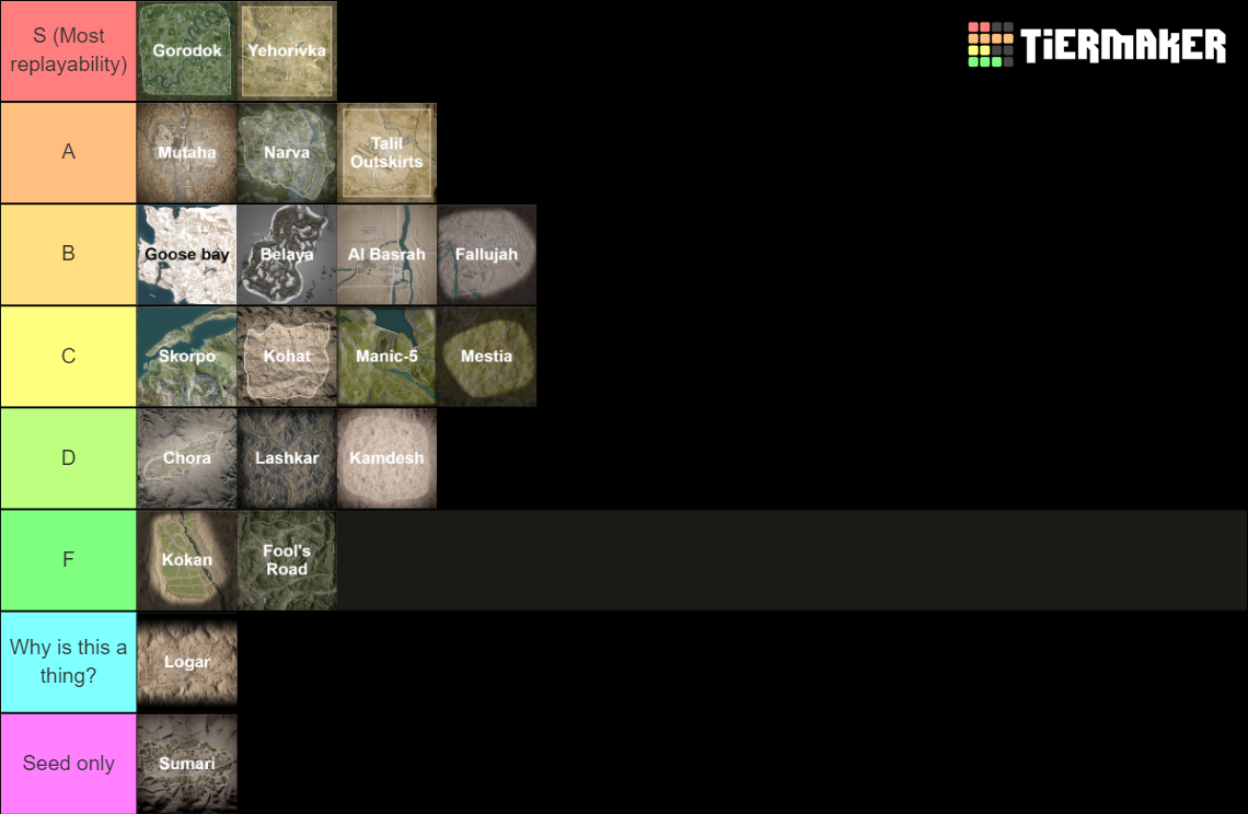 Squad Maps Tier List (Community Rankings) - TierMaker