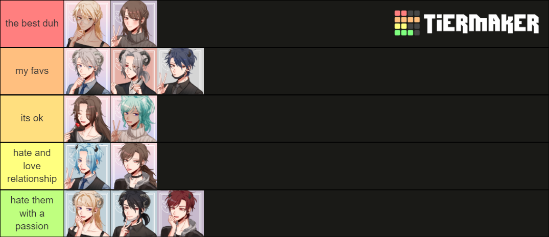 oc ships Tier List (Community Rankings) - TierMaker