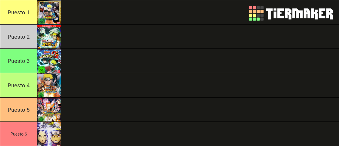 Naruto Storm Series Tier List (Community Rankings) - TierMaker
