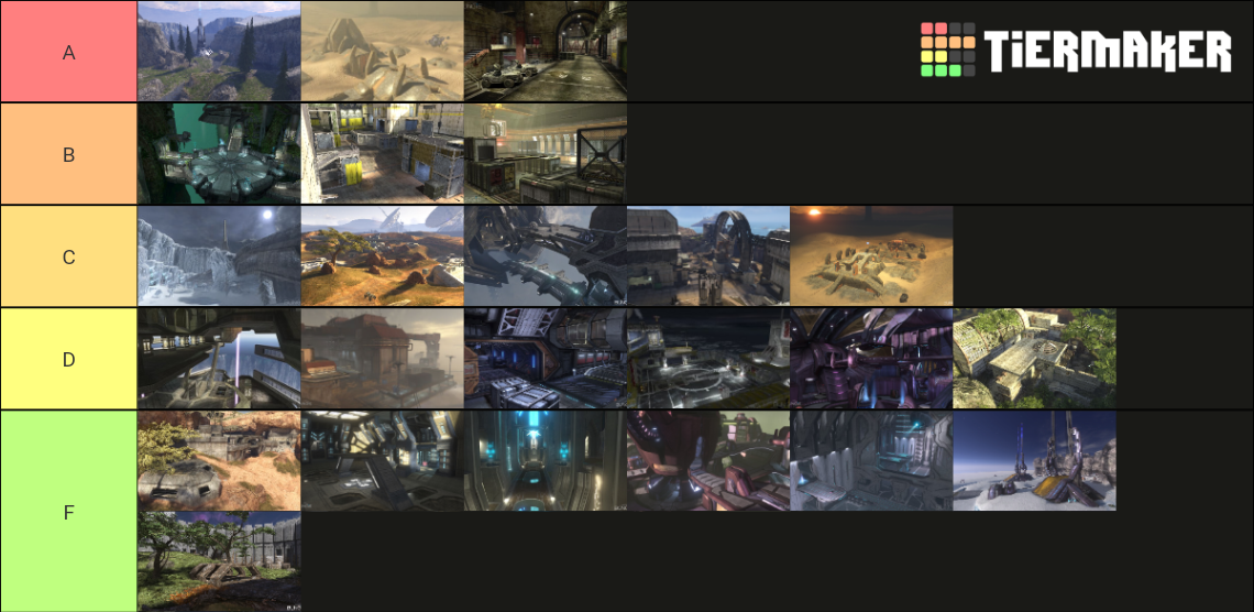 Halo 3 Maps Tier List (Community Rankings) - TierMaker
