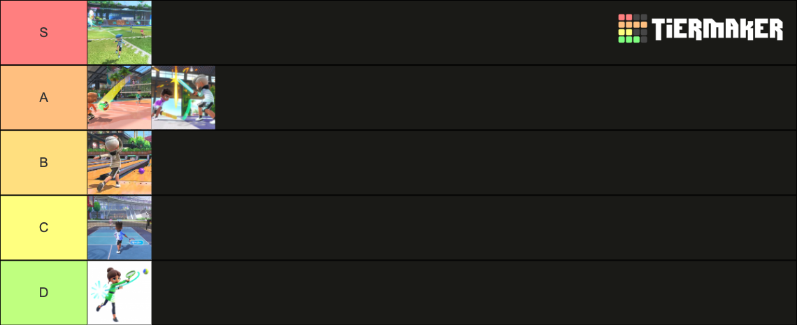 Switch Sports Tier List (Community Rankings) - TierMaker