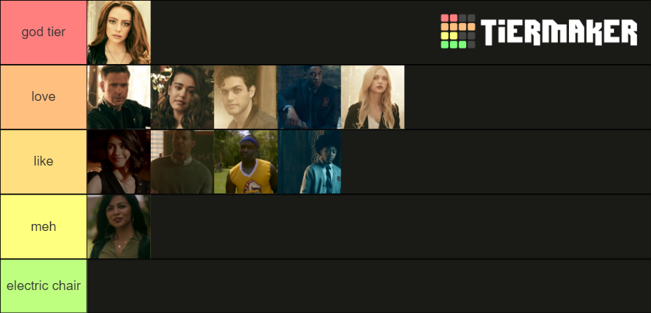 Legacies Characters Tier List (Community Rankings) - TierMaker