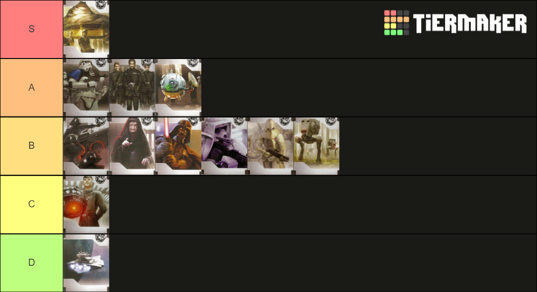 Star Wars: Imperial Assault Empire Class Decks Tier List (Community ...