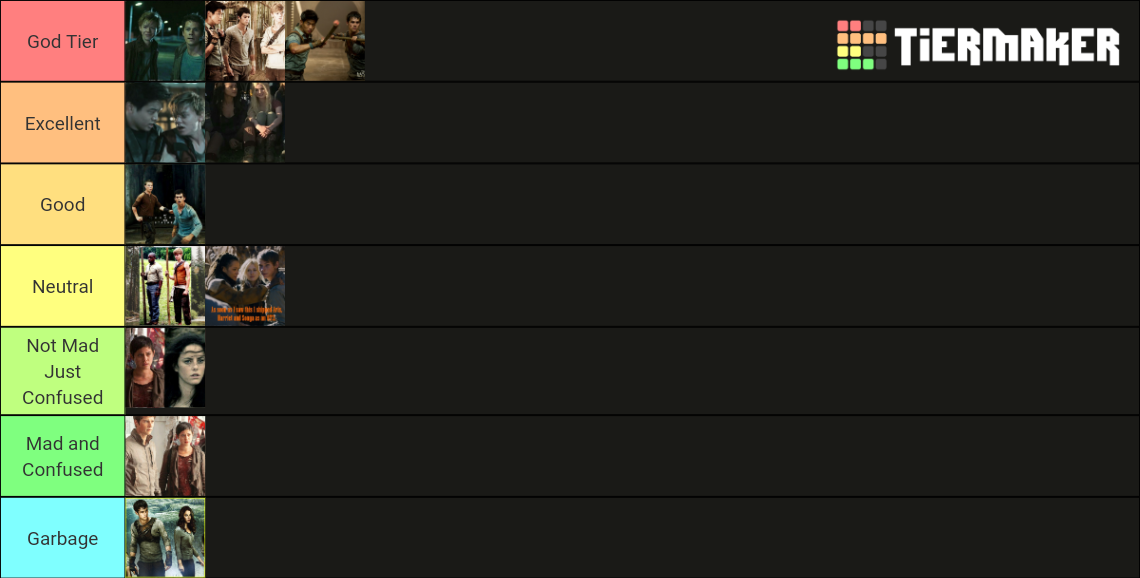 Maze Runner Ships Tier List (Community Rankings) - TierMaker