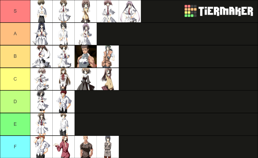 SubaHibi Characters Tier List (Community Rankings) - TierMaker