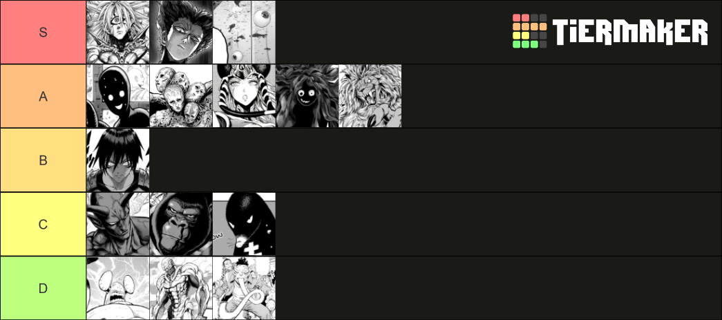One Punch Man Villains Tier List (Community Rankings) - TierMaker