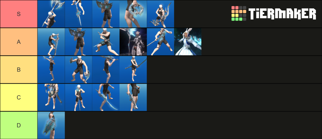 FF14 Hydaelyn EX Weapons Tier List (Community Rankings) - TierMaker