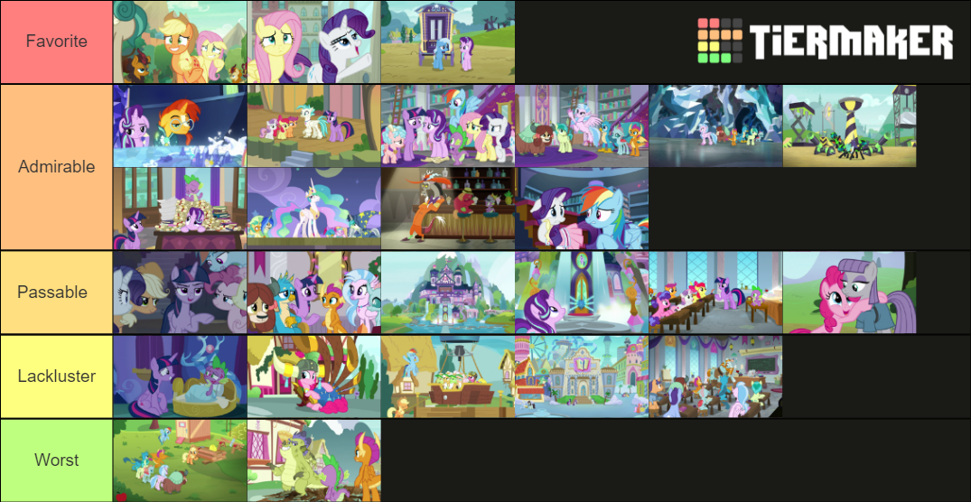 My Little Pony Season 8 Episode Tier List (Community Rankings) - TierMaker