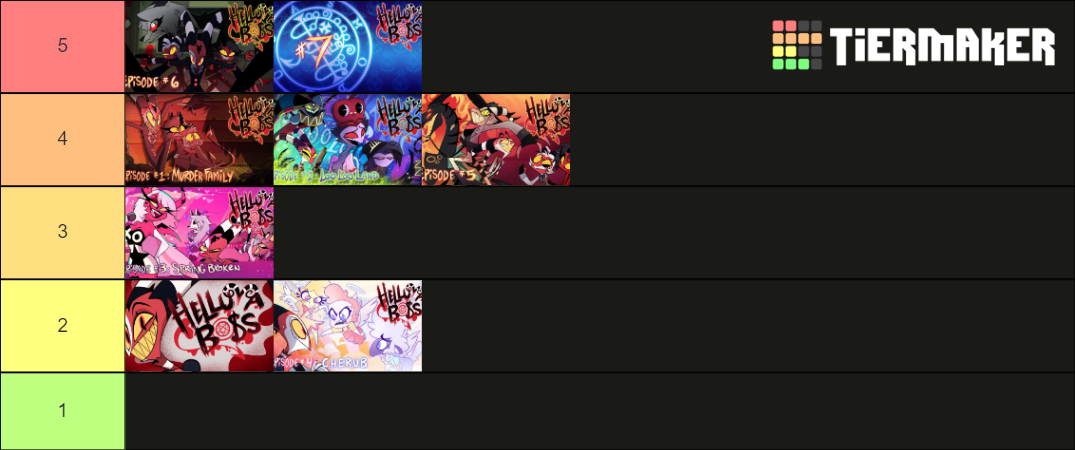 Helluva Boss Episodes Tier List (Community Rankings) - TierMaker