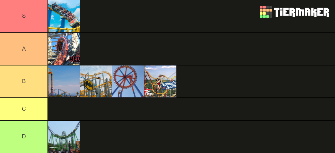 Six Flags México Tier List (Community Rankings) - TierMaker