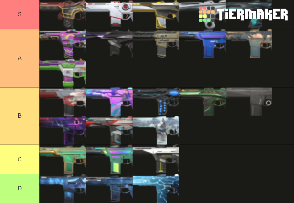 All Phantom Skins (Updated September 2021 - Spectrum Zedd) Tier List ...