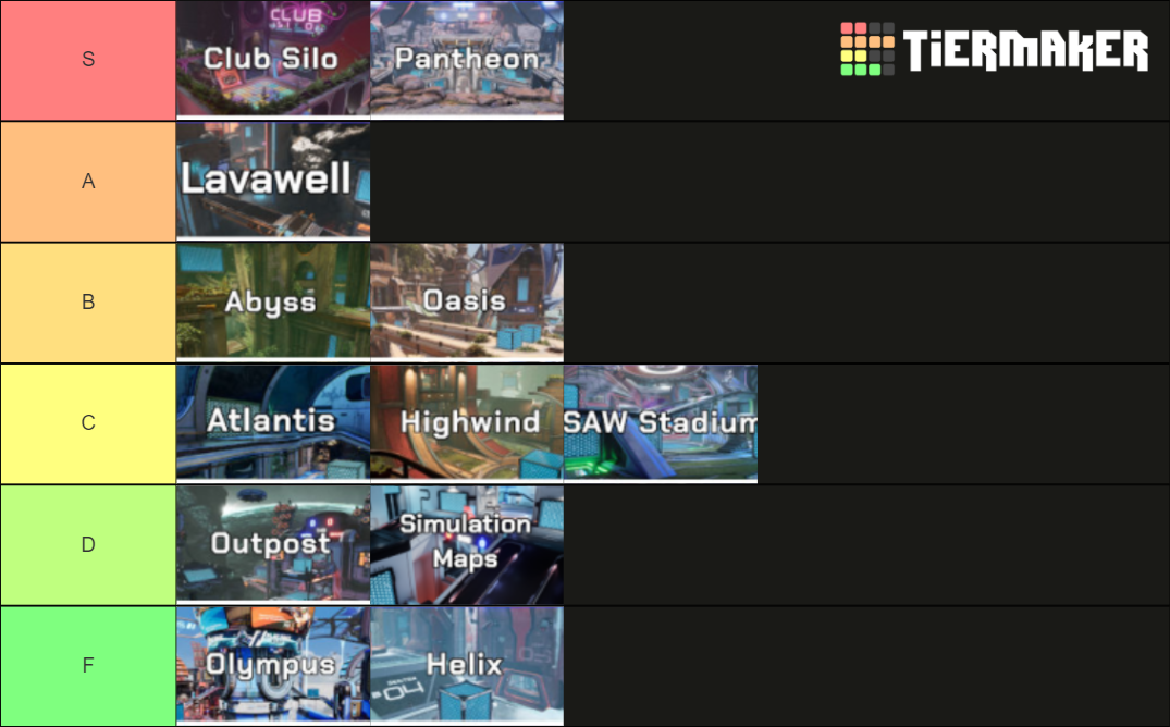Splitgate Maps Tier List (Community Rankings) - TierMaker