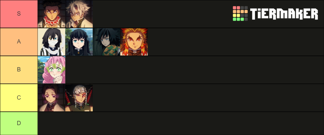demon slayer pillars Tier List (Community Rankings) - TierMaker