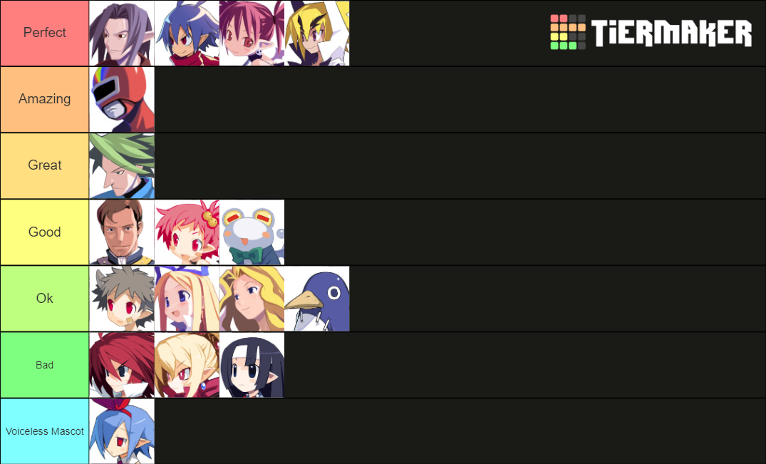 Disgaea Characters Tier List (Community Rankings) - TierMaker
