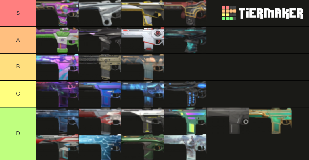All Phantom Skins (Updated September 2021 - Spectrum Zedd) Tier List ...