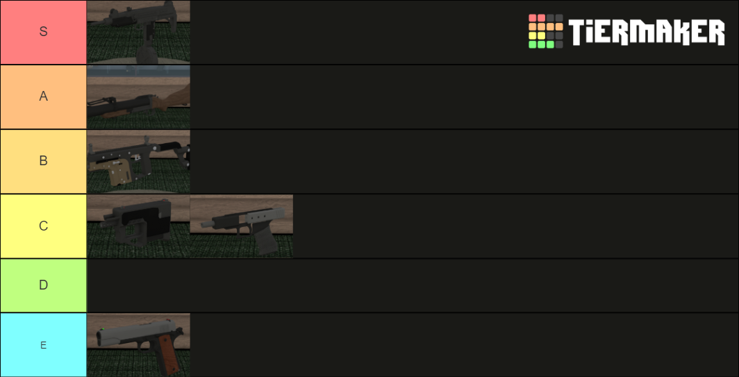 Phantom Forces .22LR guns Tier List (Community Rankings) - TierMaker