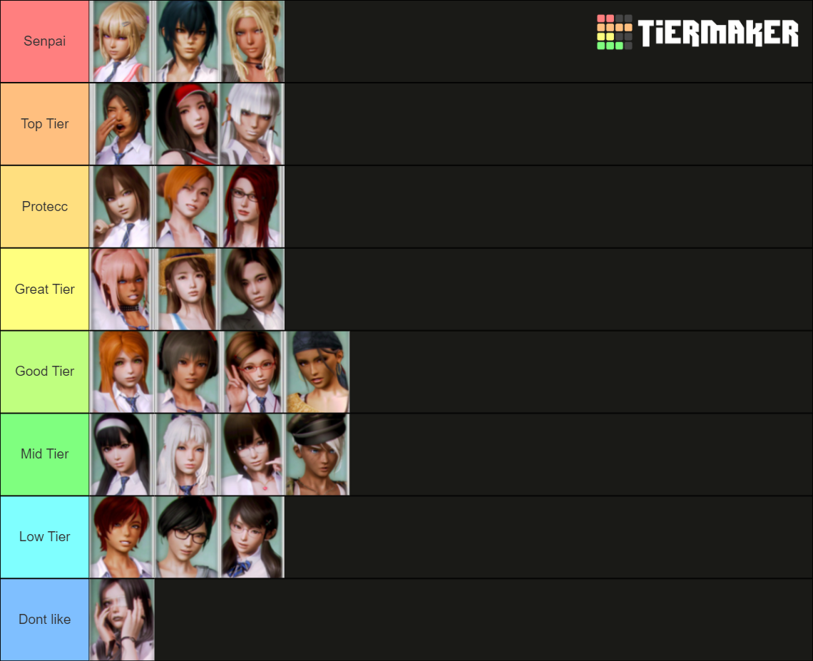 Waifu Academy Tier List Community Rankings Tiermaker