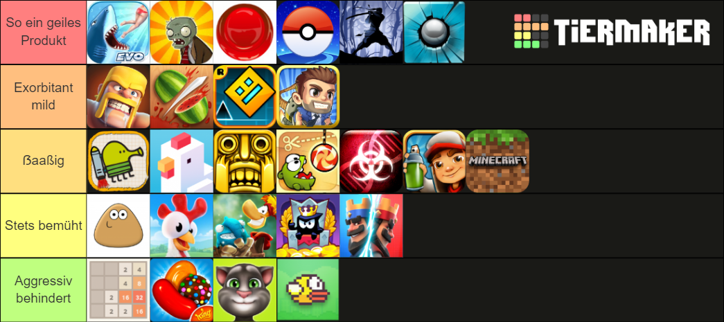 Handy Games Tier List (Community Rankings) - TierMaker