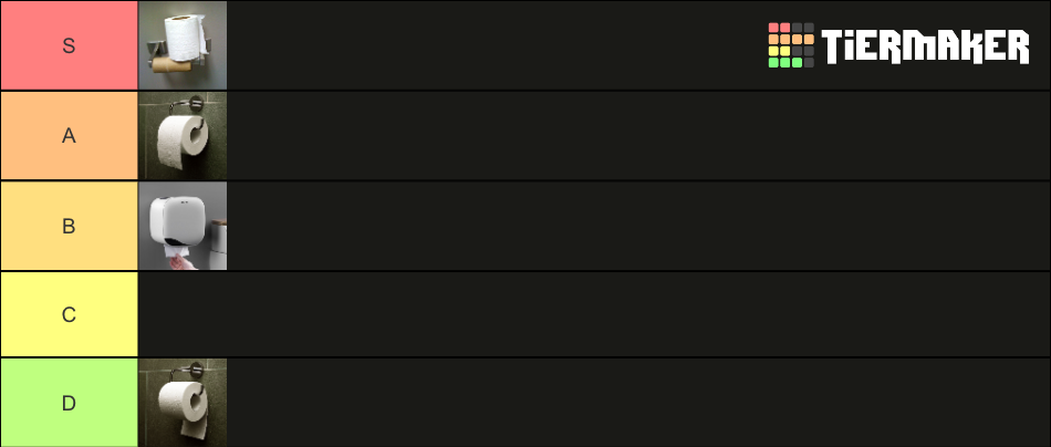 Toilet Paper Positions Tier List (Community Rankings) - TierMaker