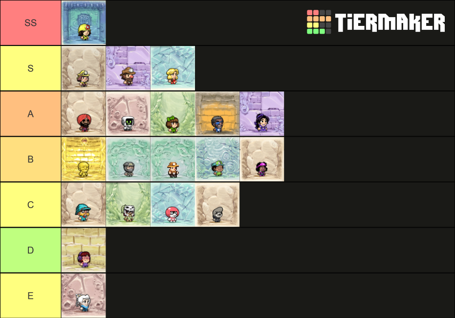 Spelunky 2 Characters Tier List (Community Rankings) - TierMaker