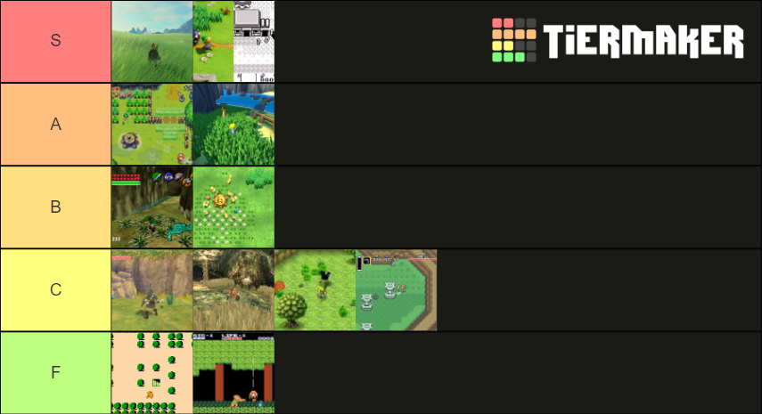 Grass from the legend of Zelda series Tier List (Community Rankings ...