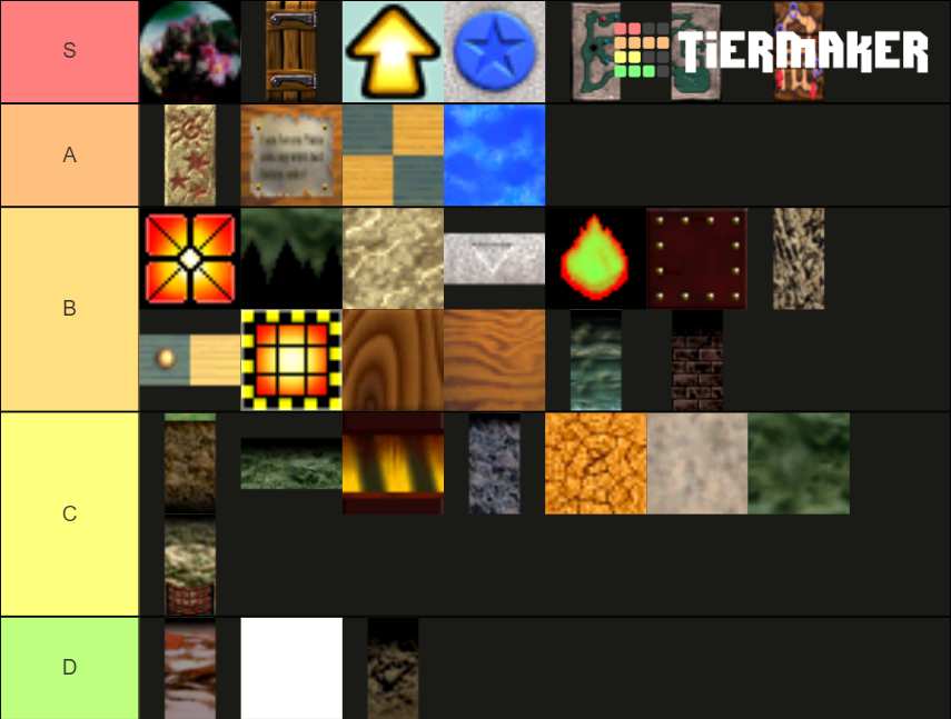 Super Mario 64 - Hazy Maze Cave Textures Tier List (Community Rankings ...