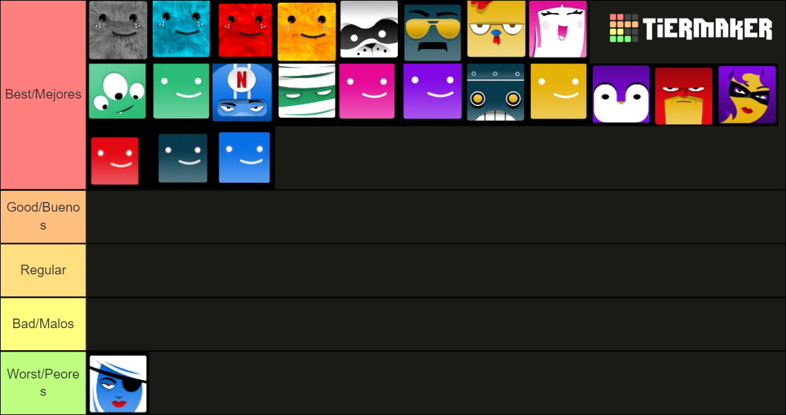 Netflix Classic Icons/Iconos Clásicos De Netflix Tier List (Community ...