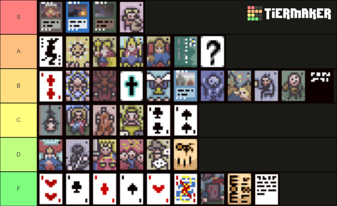 The Binding of Isaac cards rating Tier List (Community Rankings ...