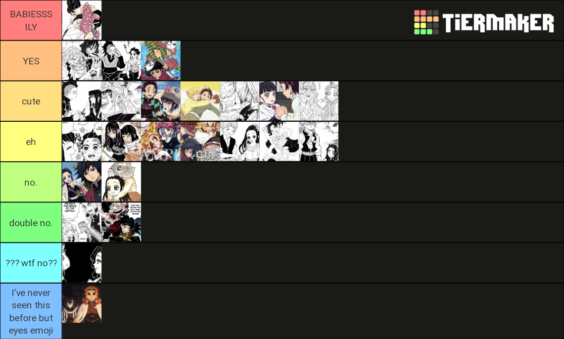 kny ships Tier List (Community Rankings) - TierMaker