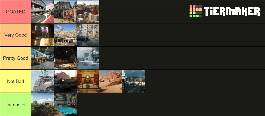 Cold War Maps Season 3 Tier List (Community Rankings) - TierMaker