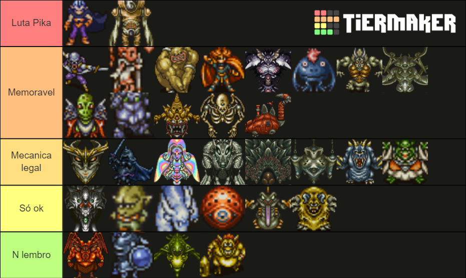 Chrono Trigger Bosses Tier List (Community Rankings) - TierMaker