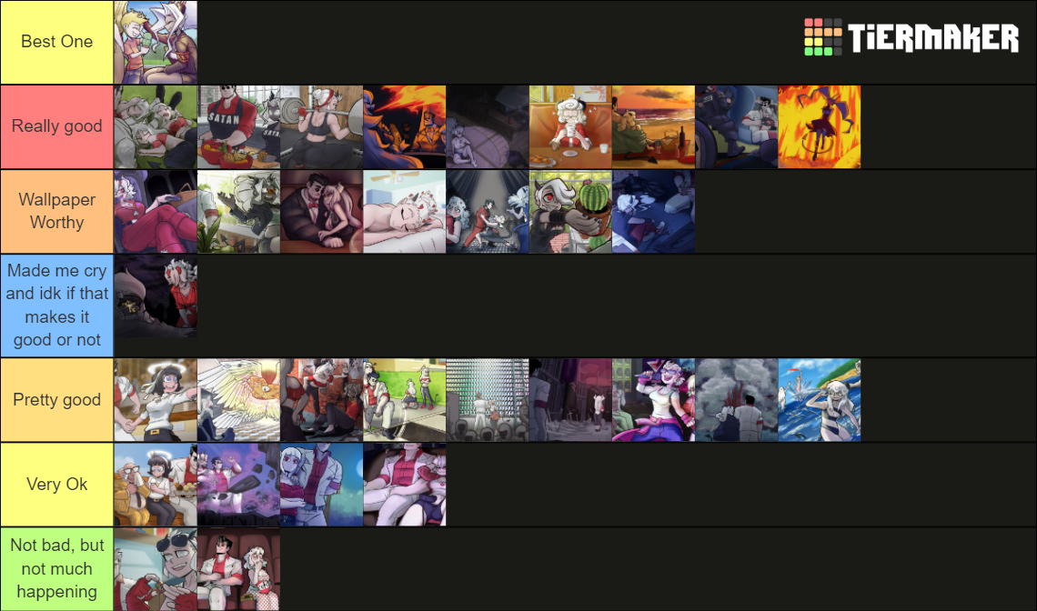 Helltaker Second Circle CG Art Tier List (Community Rankings) - TierMaker