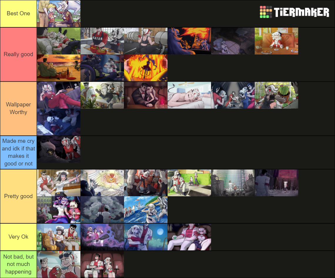 Helltaker Second Circle CG Art Tier List (Community Rankings) - TierMaker