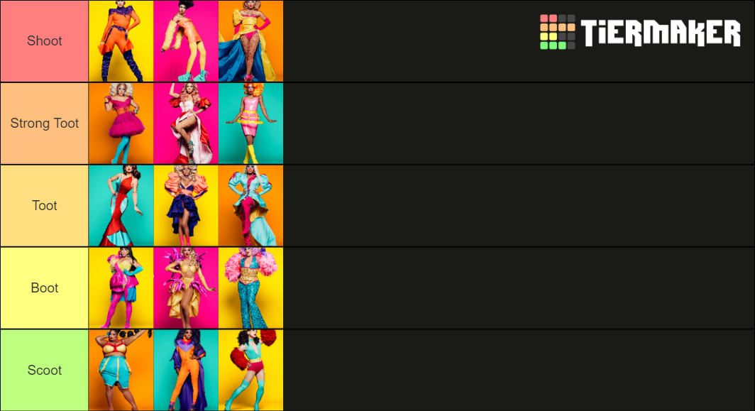 Toot or Boot: RPDR Season 11 Promo Looks Tier List (Community Rankings ...
